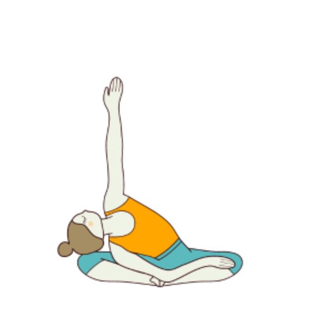 Revolved Bound Angle Side Stretch by 𝔻𝕖𝕤𝕖𝕣𝕥 𝔽𝕠𝕩🦊 🌟 - Exercise How-to ...