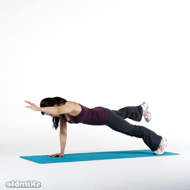 L Arm/R Leg Plank Bird Dog por Brian Fallon - Ejercicio Cómo hacerlo ...