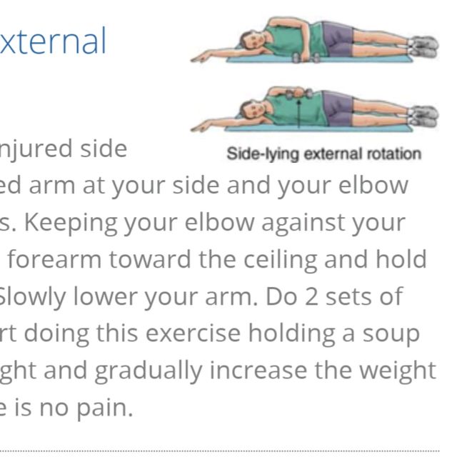 EXTERNAL ROTATION SHOULDER by Vincent H. - Exercise How-to - Skimble