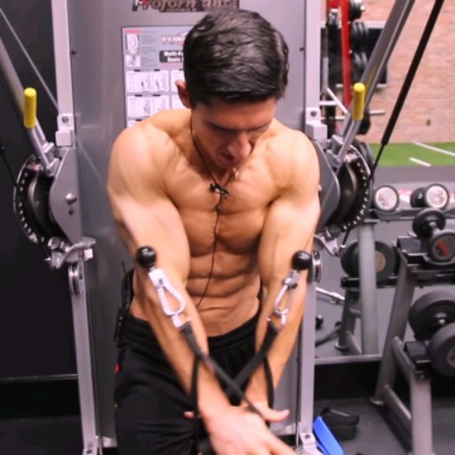 High to Low Cable Crossovers by Marcos Rodriguez - Exercise How-to ...