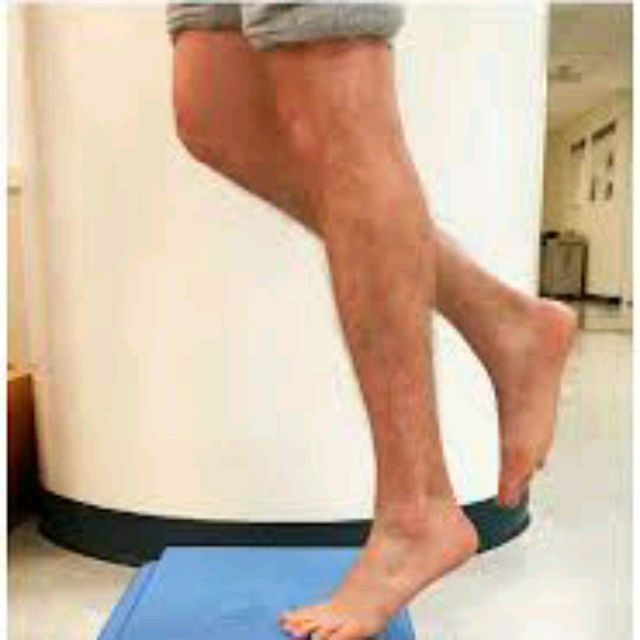Single Foot Heel Raises With Weight by Joshua Feinberg - Exercise How ...
