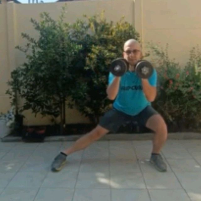 Front rack cossack squat by Francisco Perez - Ejercicio Cómo hacerlo ...