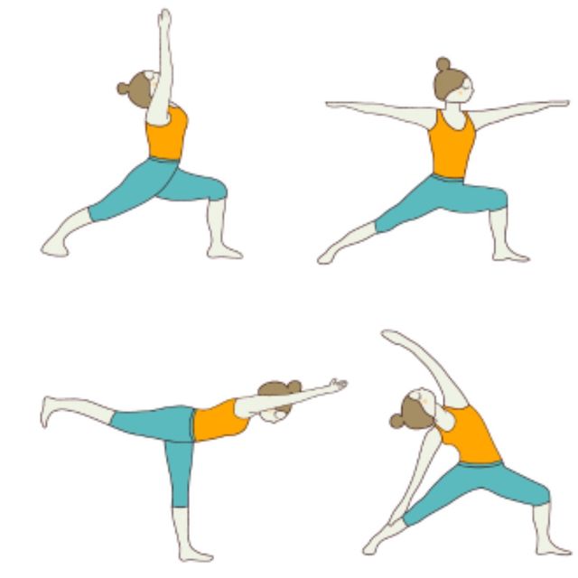 Warrior Pose Flow by 𝔻𝕖𝕤𝕖𝕣𝕥 𝔽𝕠𝕩🦊 🌟 - Exercise How-to - Skimble