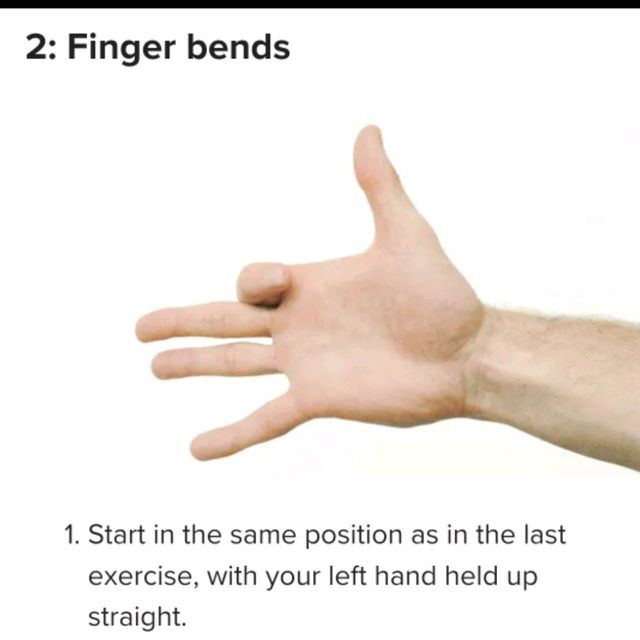 Finger Bends by Sharmil Mckee - Exercise How-to - Skimble