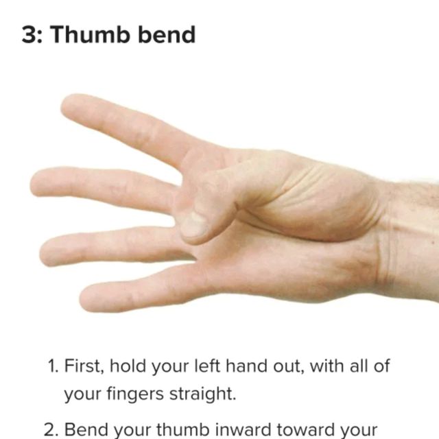 Thumb Bend by Sharmil Mckee - Exercise How-to - Skimble