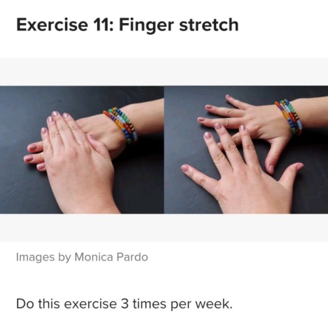 Finger Stretch by Sharmil Mckee - Exercise How-to - Skimble