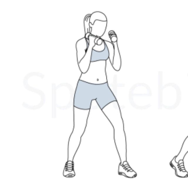 Dumbbell Punches by Kenisha Williams - Exercise How-to - Skimble