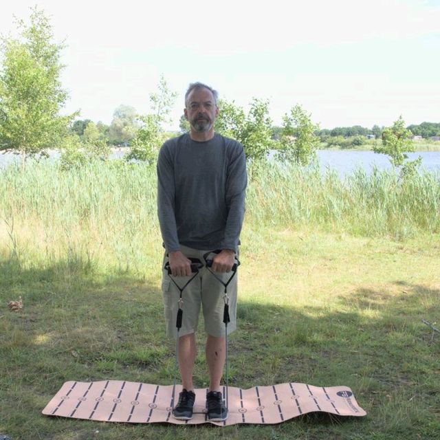 Bands Front Raises by Frank Roodenburg - Exercise How-to - Skimble