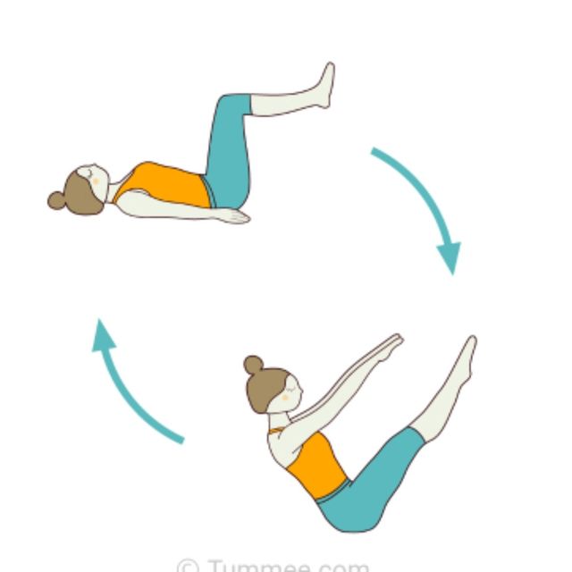 Bent To Straight Leg Boat Flow by 𝔻𝕖𝕤𝕖𝕣𝕥 𝔽𝕠𝕩🦊 🌟 - Exercise How-to - Skimble