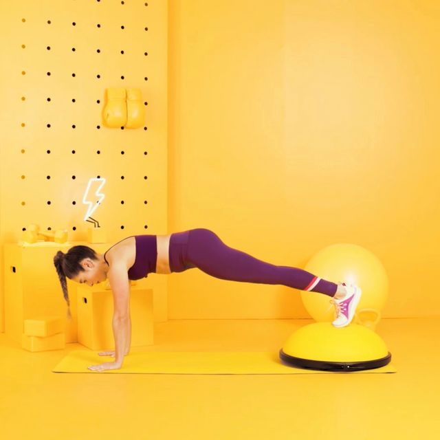 Bosu Plank Sİde Steps by Ömer Köseoğlu - Exercise How-to - Skimble