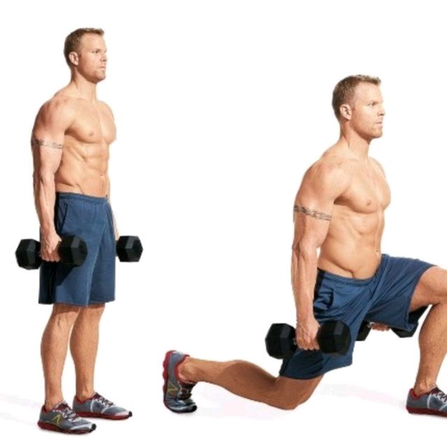 Dumbell Reverse Lunge by Brandon G. - Exercise How-to - Skimble