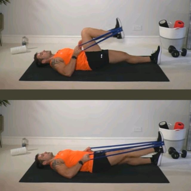 Banded Single Leg Press Right by Frank Roodenburg - Exercise How-to ...