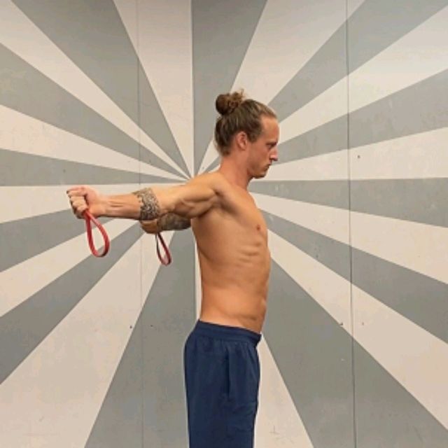 Band Pulls Back by Alex 🌊. - Exercise How-to - Skimble