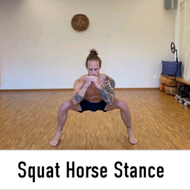 Squat Horse Stance by Alex 🌊. - Exercise How-to - Skimble
