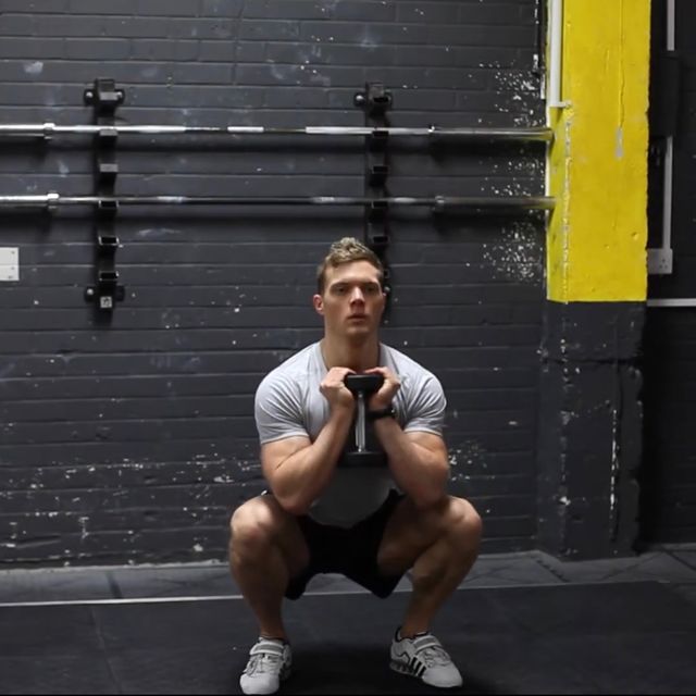 Goblet Pause Squats - 4 seconds by Ömer Köseoğlu - Exercise How-to ...