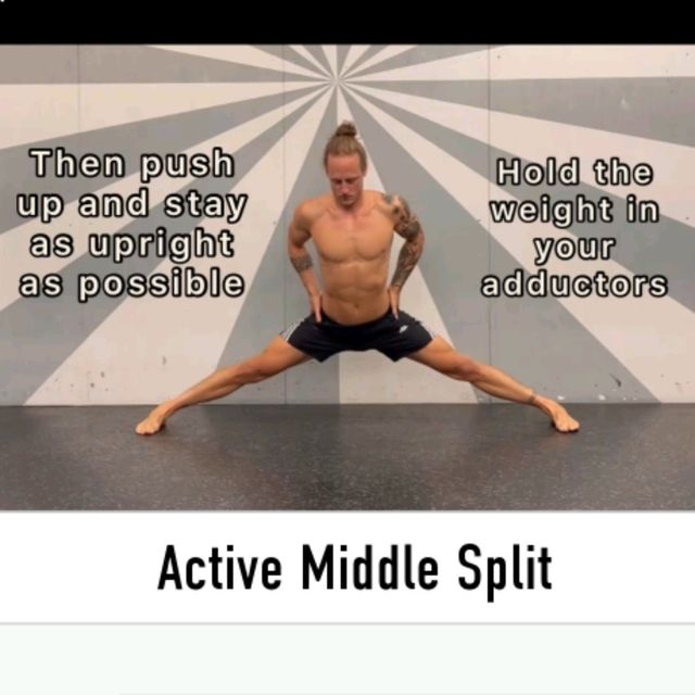 Active Middle Split by Alex 🌊. - Exercise How-to - Skimble