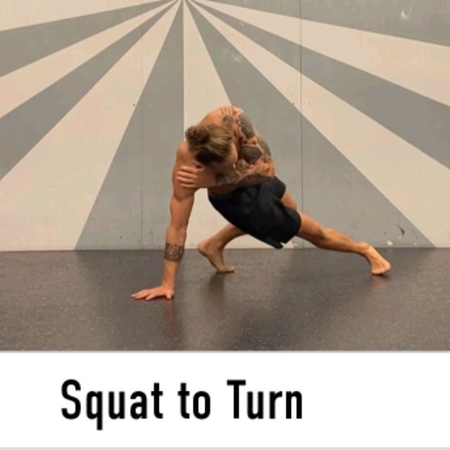 Squat To Turn by Alex 🌊. - Exercise How-to - Skimble