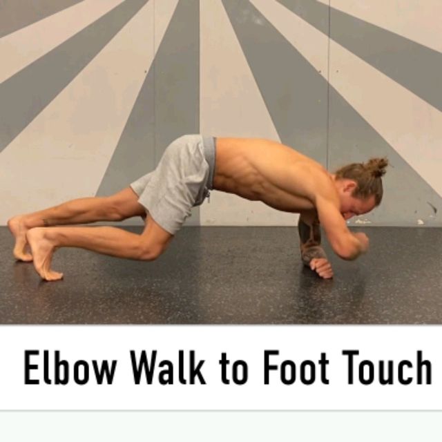 Elbow Walk To Foot Touch by Alex 🌊. - Exercise How-to - Skimble
