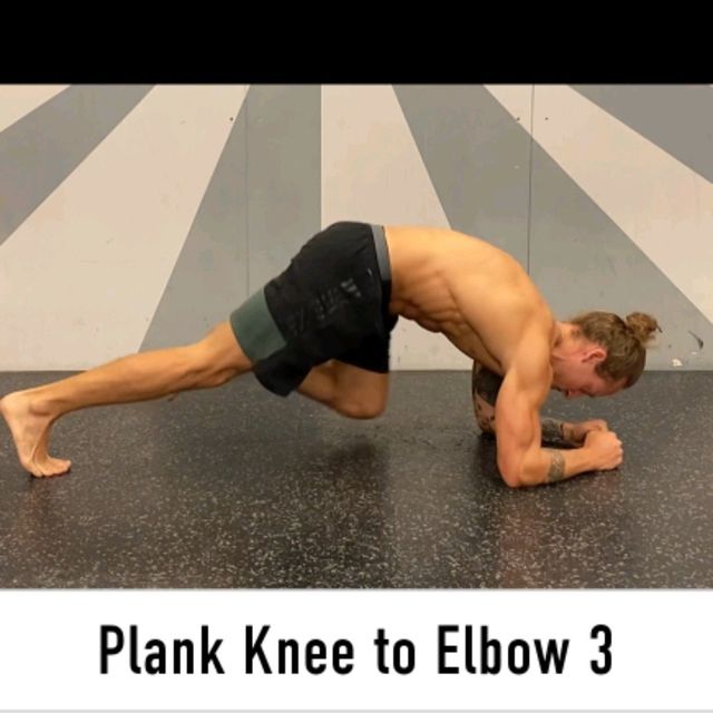 Plank Knee To Elbow by Alex 🌊. - Exercise How-to - Skimble