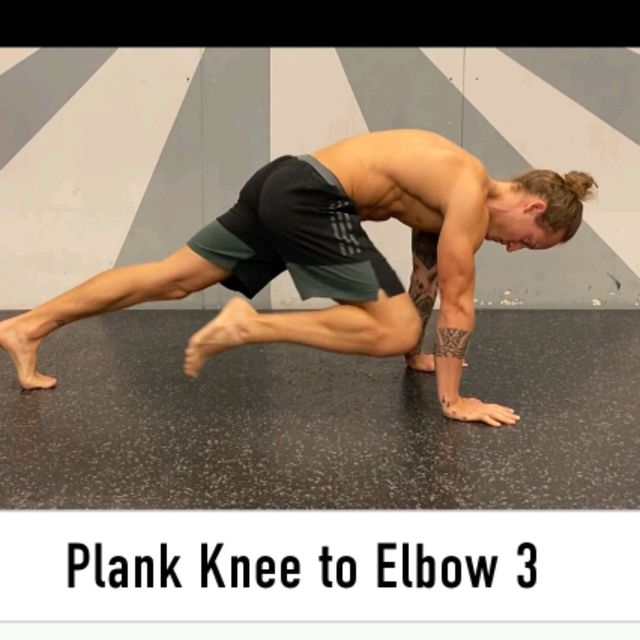 Plank Knee To Elbow by Alex 🌊. - Exercise How-to - Skimble
