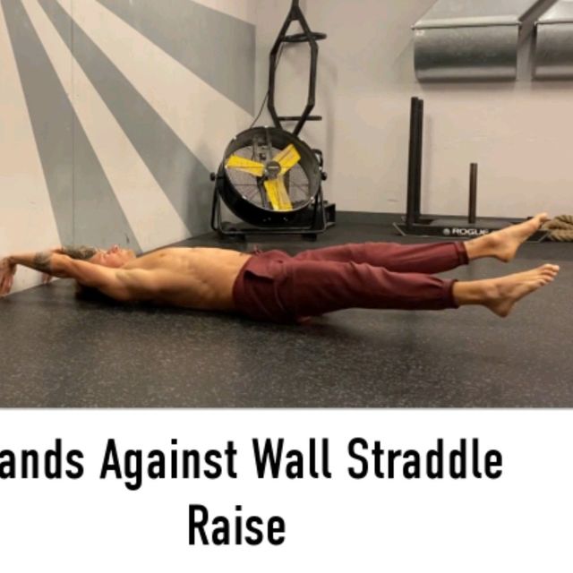 Hands Again Wall Straddle Raise por Alex 🌊. - Ejercicio Cómo hacerlo ...