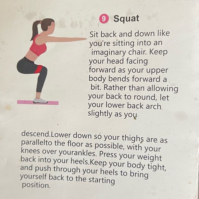 Resistance Band Squats by Elizabeth B. - Exercise How-to - Skimble