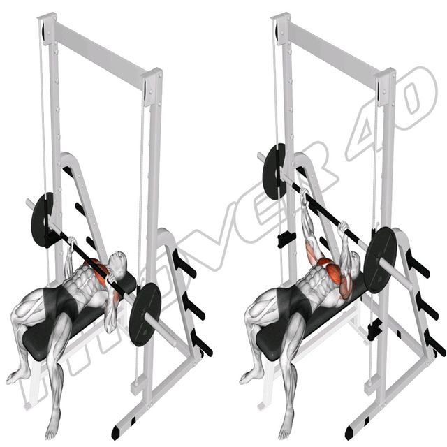 Smith Bench Press by Ftf40 Jan - Exercise How-to - Skimble