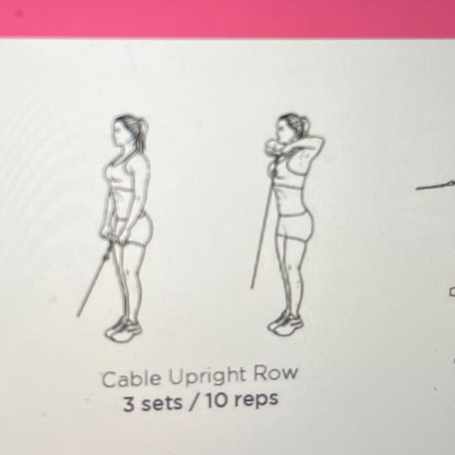 Upright Row Cable by Stacey S. - Exercise How-to - Skimble