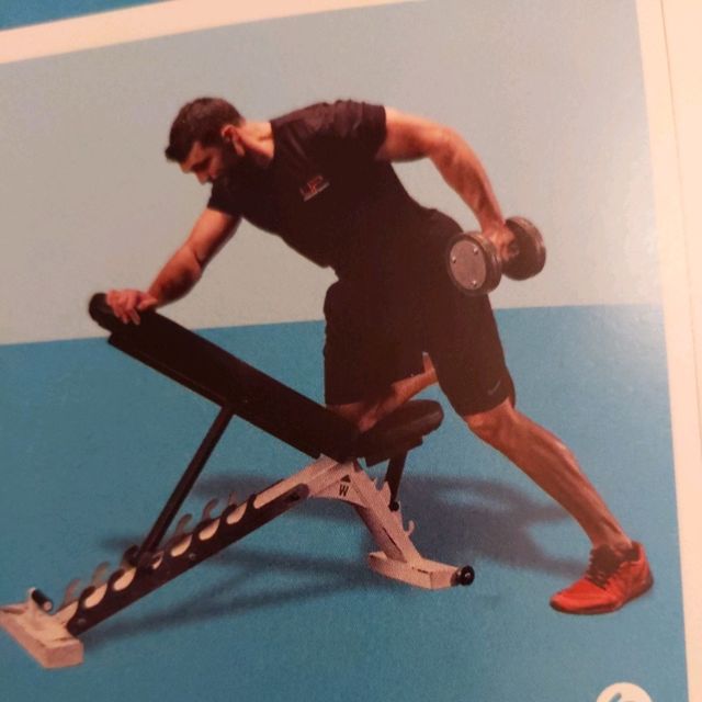 Incline Reverse One-are Arc Row by Jim B. - Exercise How-to - Skimble