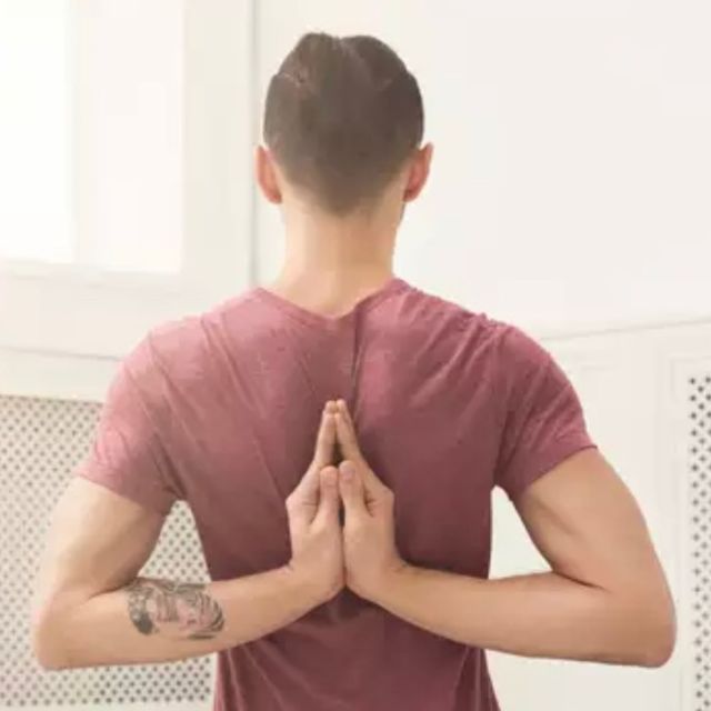 Reverse Prayer Stretch by Andrew Richard - Exercise How-to - Skimble