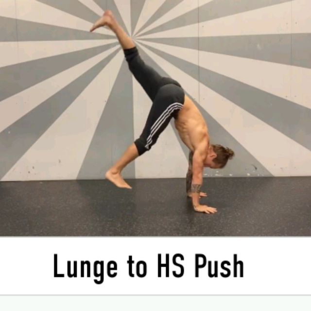 Lunge To HS Push by Alex 🌊. - Exercise How-to - Skimble