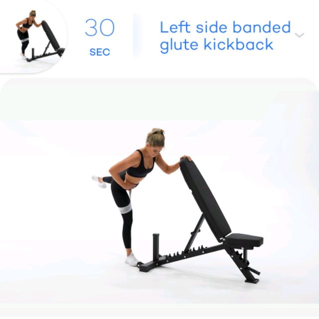 Banded Glute Kickback by Manuela B. - Exercise How-to - Skimble