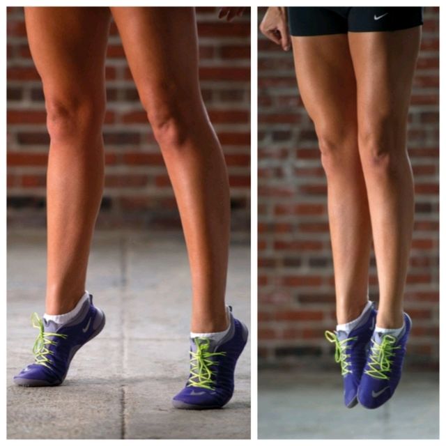 4 Calf Raises + 4 Taps by Jo O. - Exercise How-to - Skimble