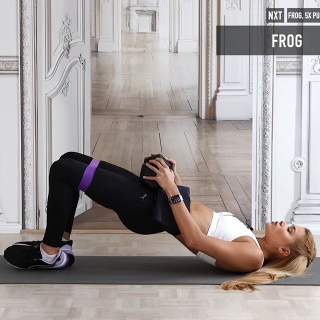 Frog Bridge: 5 Pulses, 3 Full by Vera Maxakova - Exercise How-to - Skimble