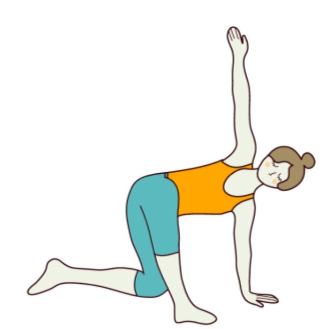 Table Top Stretch Both Sides by 𝔻𝕖𝕤𝕖𝕣𝕥 𝔽𝕠𝕩🦊 🌟 - Exercise How-to - Skimble