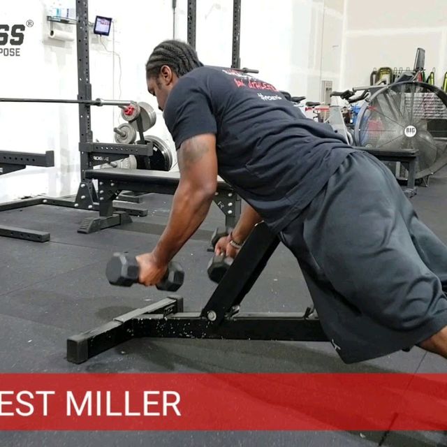 Incline Dumbbell Row by Martel Berry - Exercise How-to - Skimble