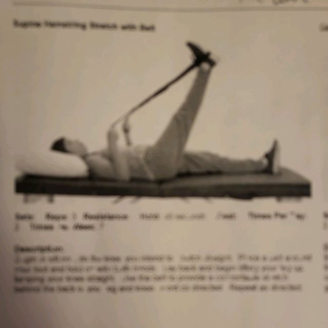 Sup line hamstring stretch by Kenneth M. - Exercise How-to - Skimble