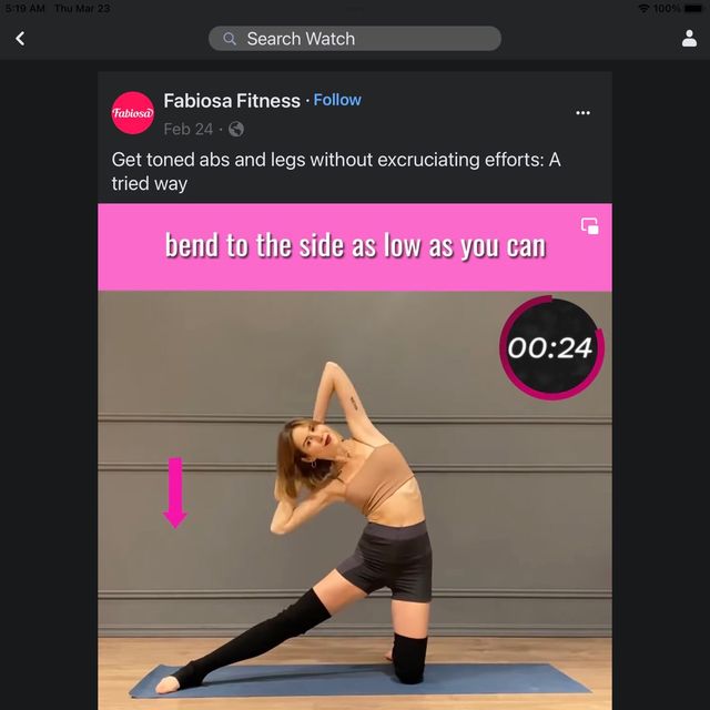 One Kneed Down Side Bends by Melissa Leng - Exercise How-to - Skimble