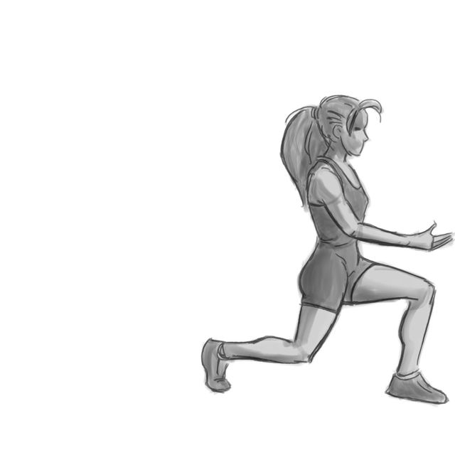 3 Point Lunge Right by Dave Oelkers - Exercise How-to - Skimble