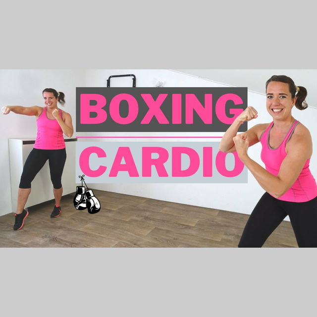 30 Min CARDIO BOXING Workout at Home – FAT BURNING Exercises – No ...