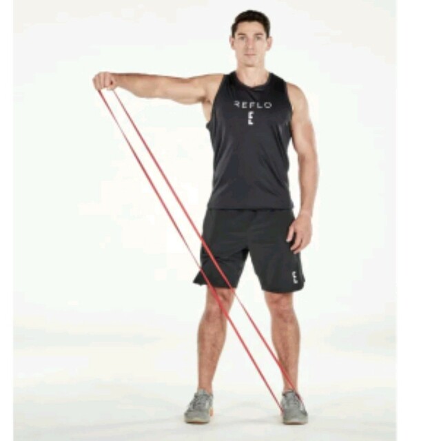 Lateral Raise With Resistance Band by Karen L. - Exercise How-to - Skimble