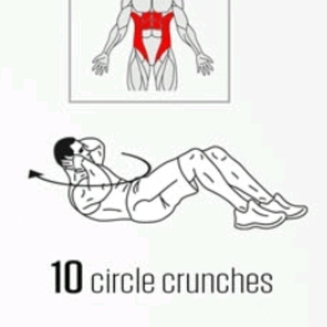 Circle Crunches by Cody R. - Exercise How-to - Skimble