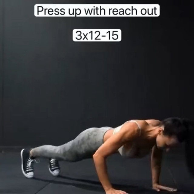 Press Up And Reach Out by Martin Gilbert - Exercise How-to - Skimble