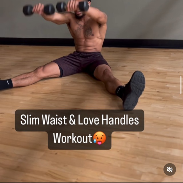 Seated Dumbbell Front Raises To Toe Touch by Deanna B. - Exercise How ...