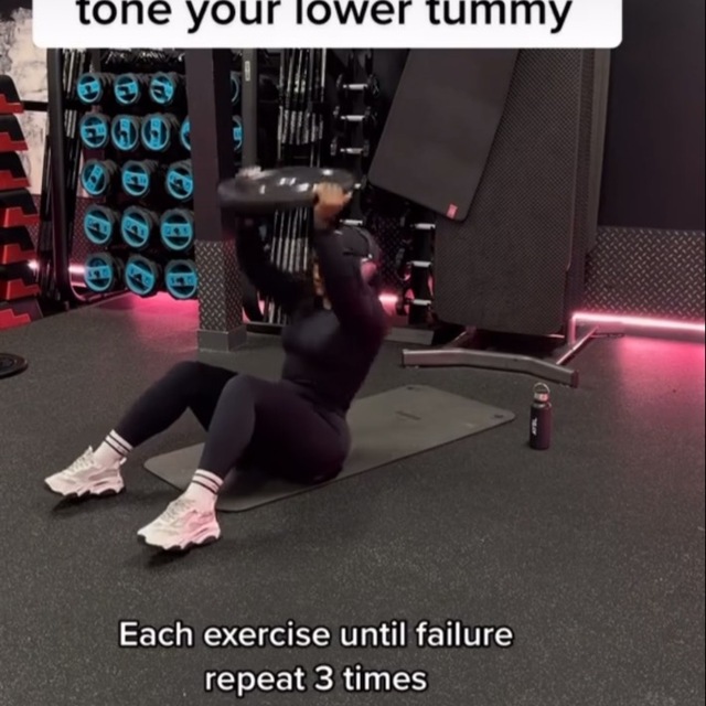 Plate Overhead Crunches by Deanna B. - Exercise How-to - Skimble