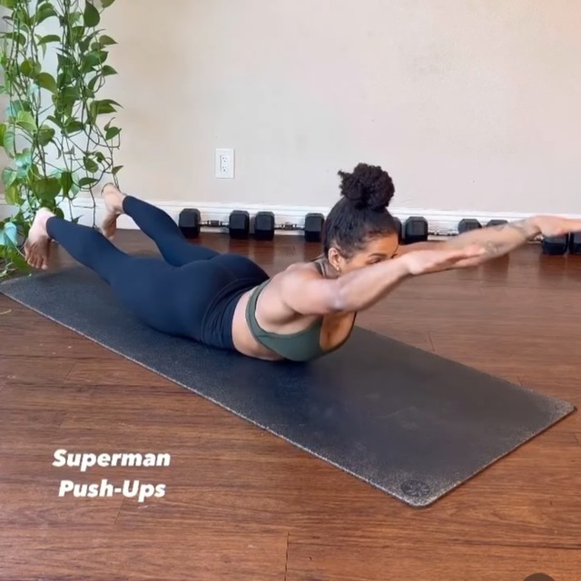 Superman Push Ups by Deanna B. - Exercise How-to - Skimble