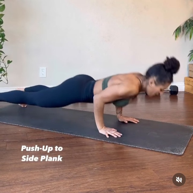 Push Up To Side Planks by Deanna B. - Exercise How-to - Skimble