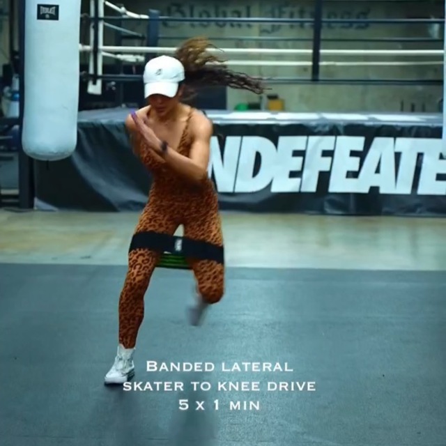 Banded Lateral Ice Skaters To Knee Drive by Deanna B. - Exercise How-to ...