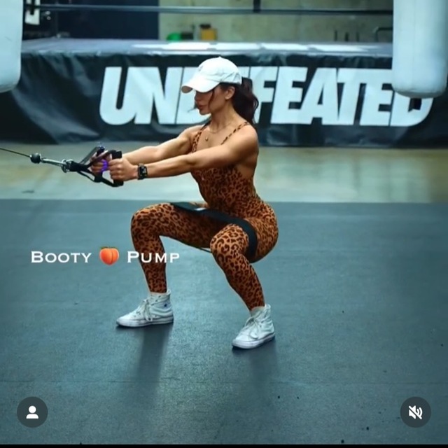 Cable Banded Squat Walks by Deanna B. - Exercise How-to - Skimble