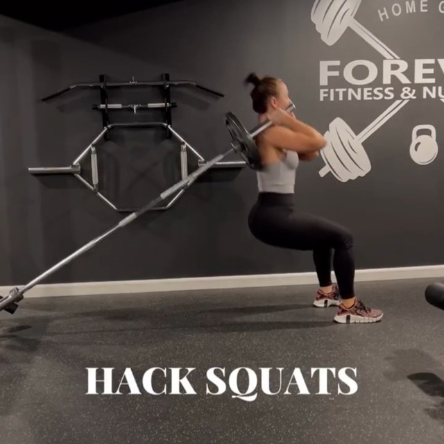 Landmine Hack Squats by Deanna B. - Exercise How-to - Skimble